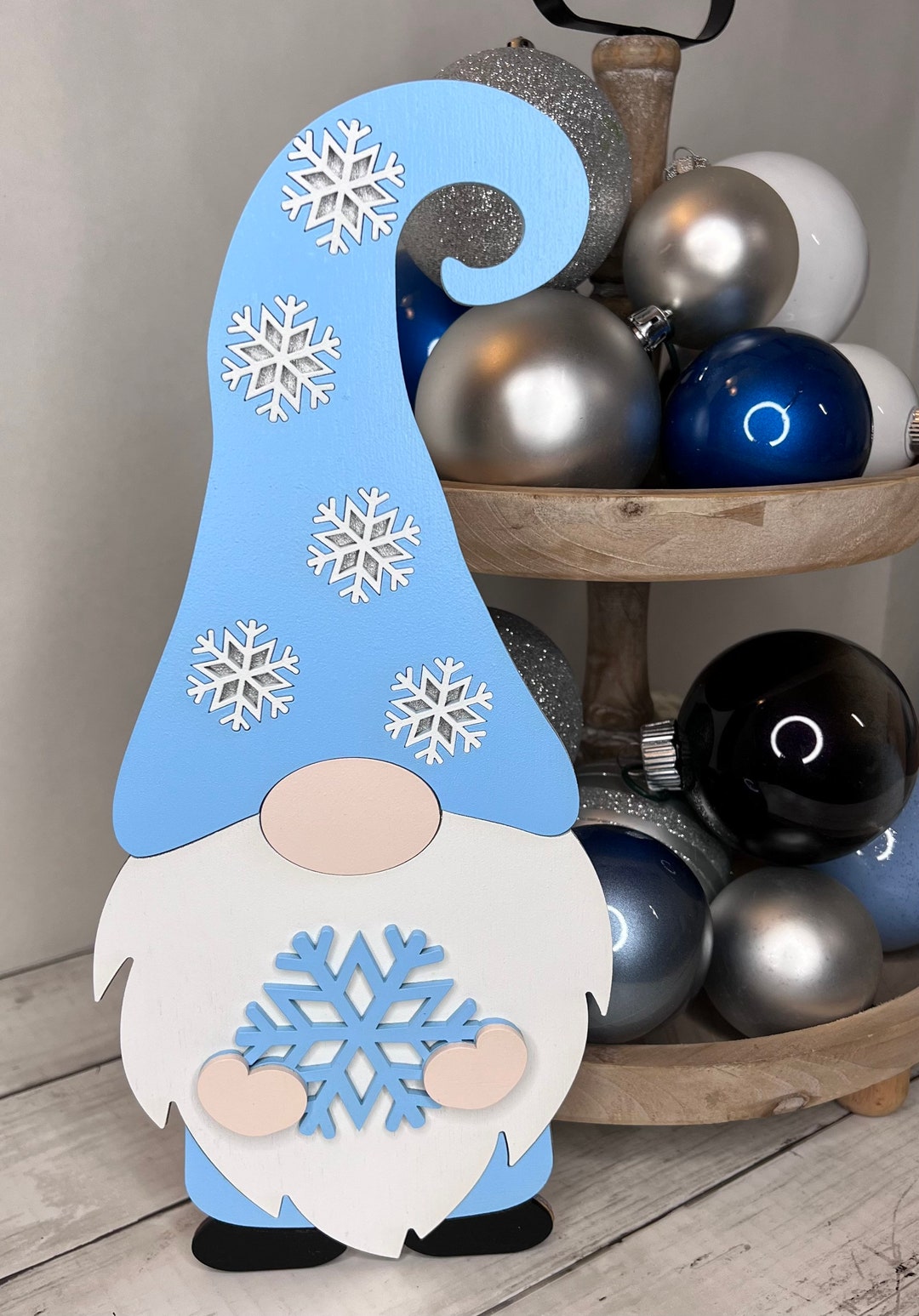 Christmas Gnome / Christmas Snowflake Gnome / Snowflake Gnome ...