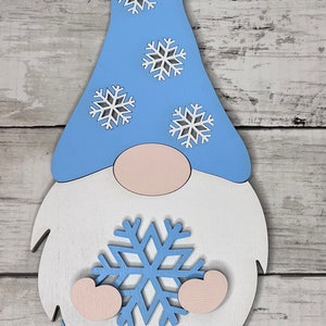 Christmas Gnome / Christmas Snowflake Gnome / Snowflake Gnome ...