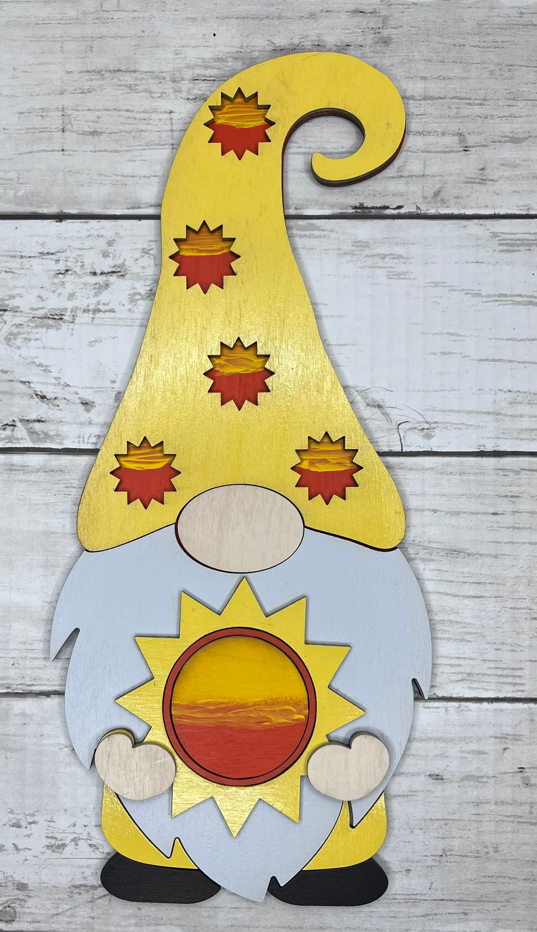 Summer Sun Gnome Decor / Summer Gnome / Summer Gnome Wall Hanging / Sun ...