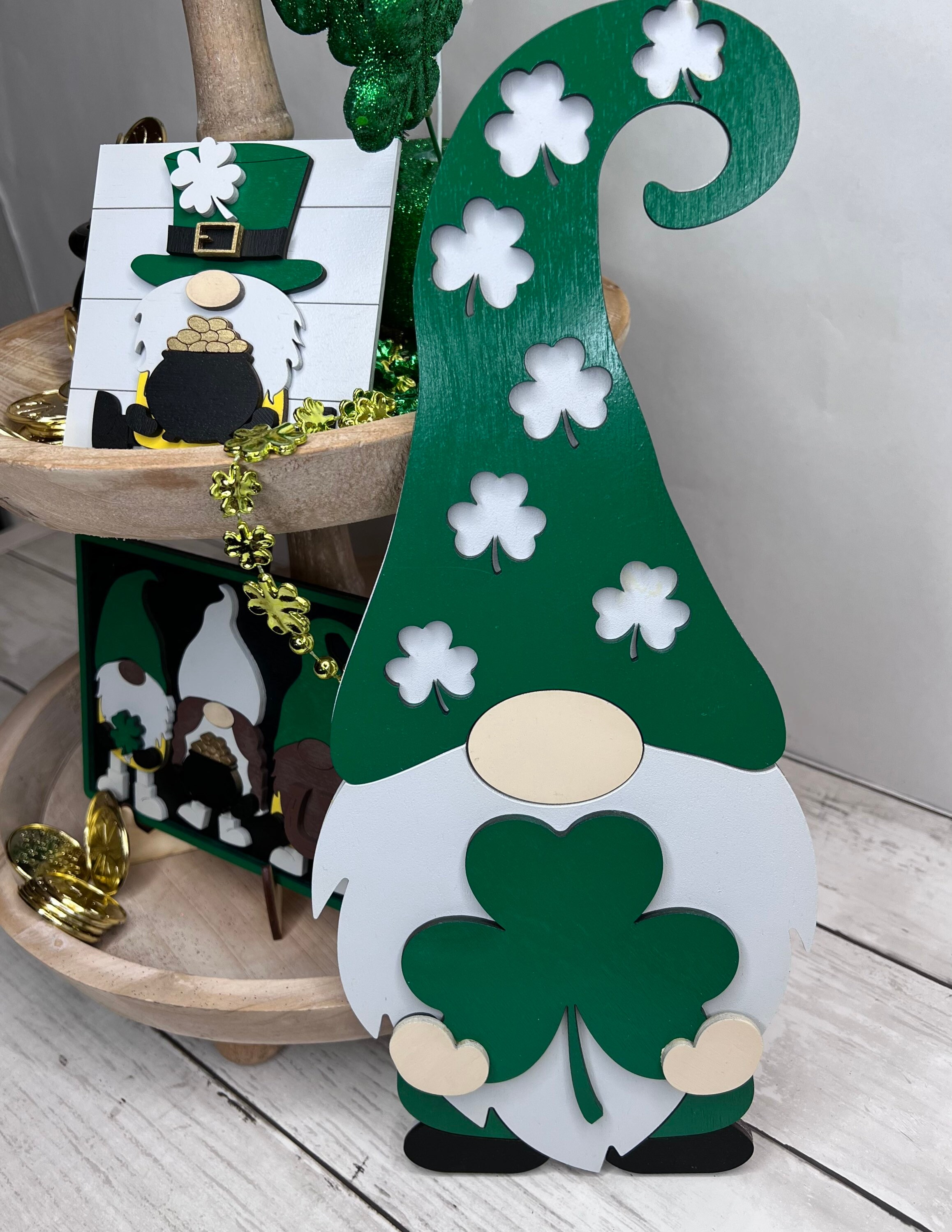 St Patrick's Day Gnome Decor / St Patrick's Day Gnome / St Patrick's ...