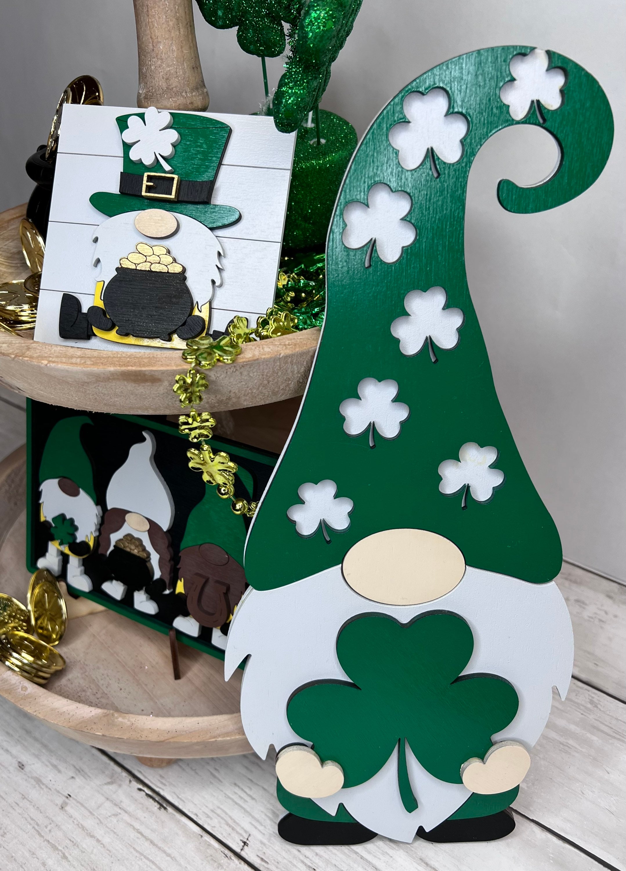 St Patrick's Day Gnome Decor / St Patrick's Day Gnome - Etsy