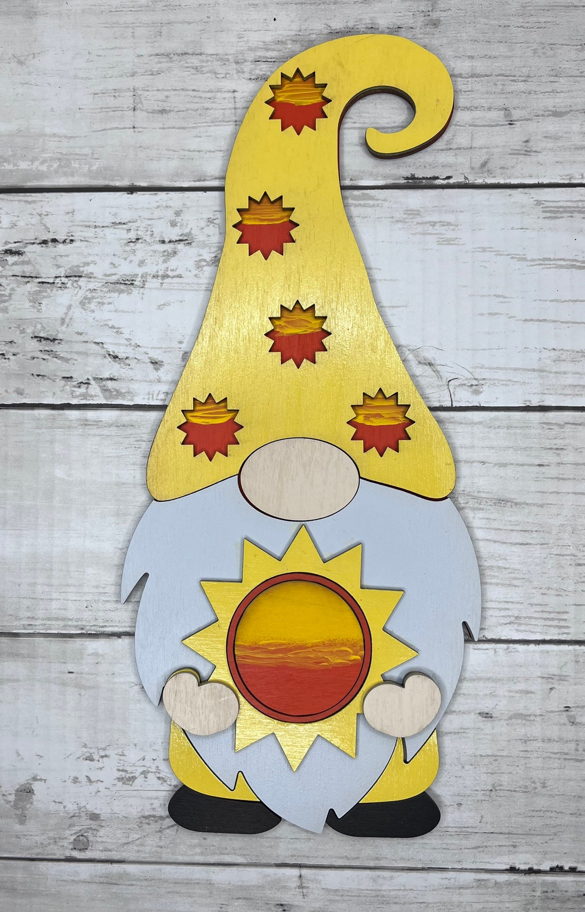 Summer Sun Gnome Decor / Summer Gnome / Summer Gnome Wall Hanging / Sun ...