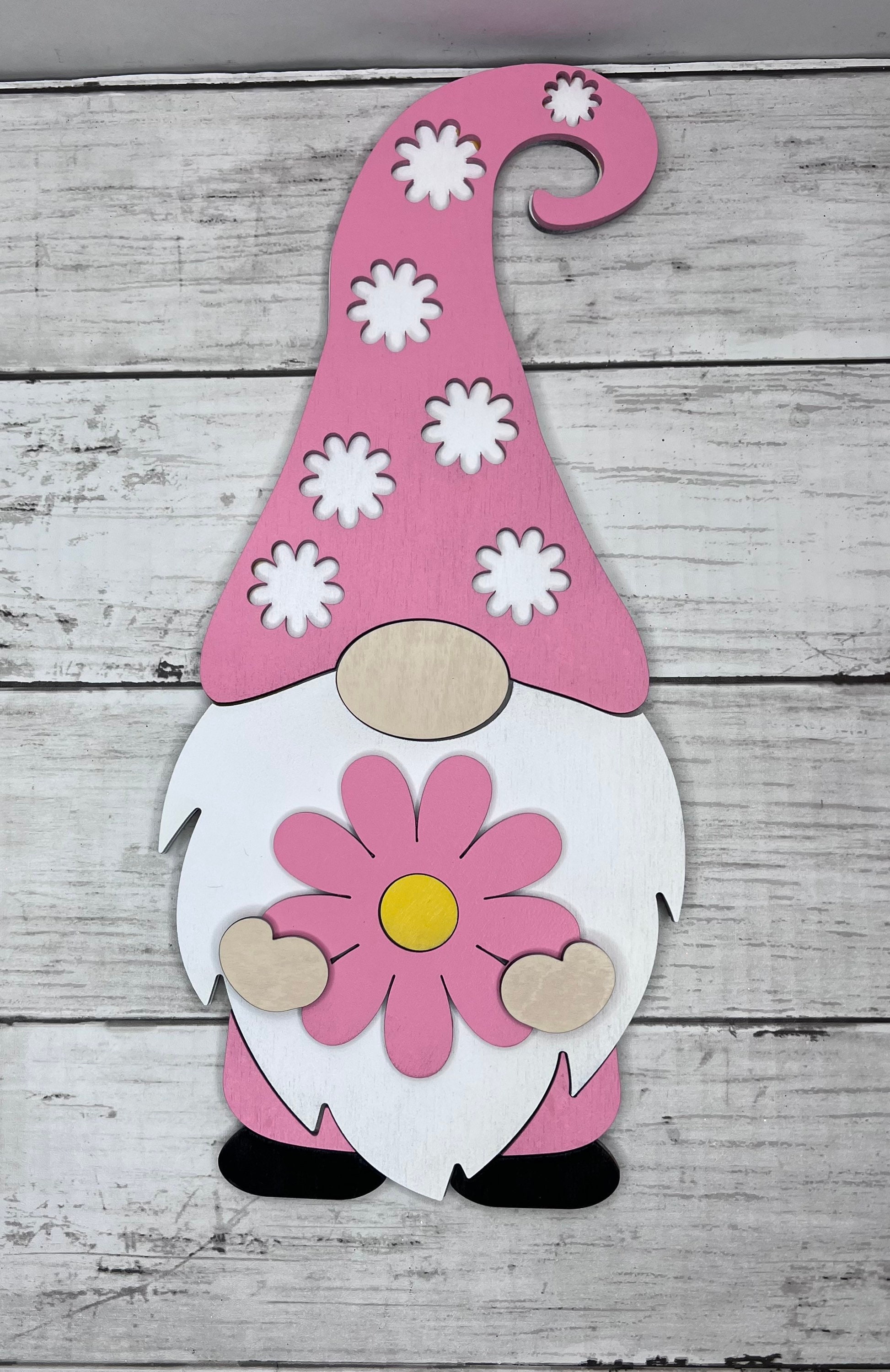 Spring Gnome Decor / Spring Gnome / Spring Gnome Wall Hanging - Etsy