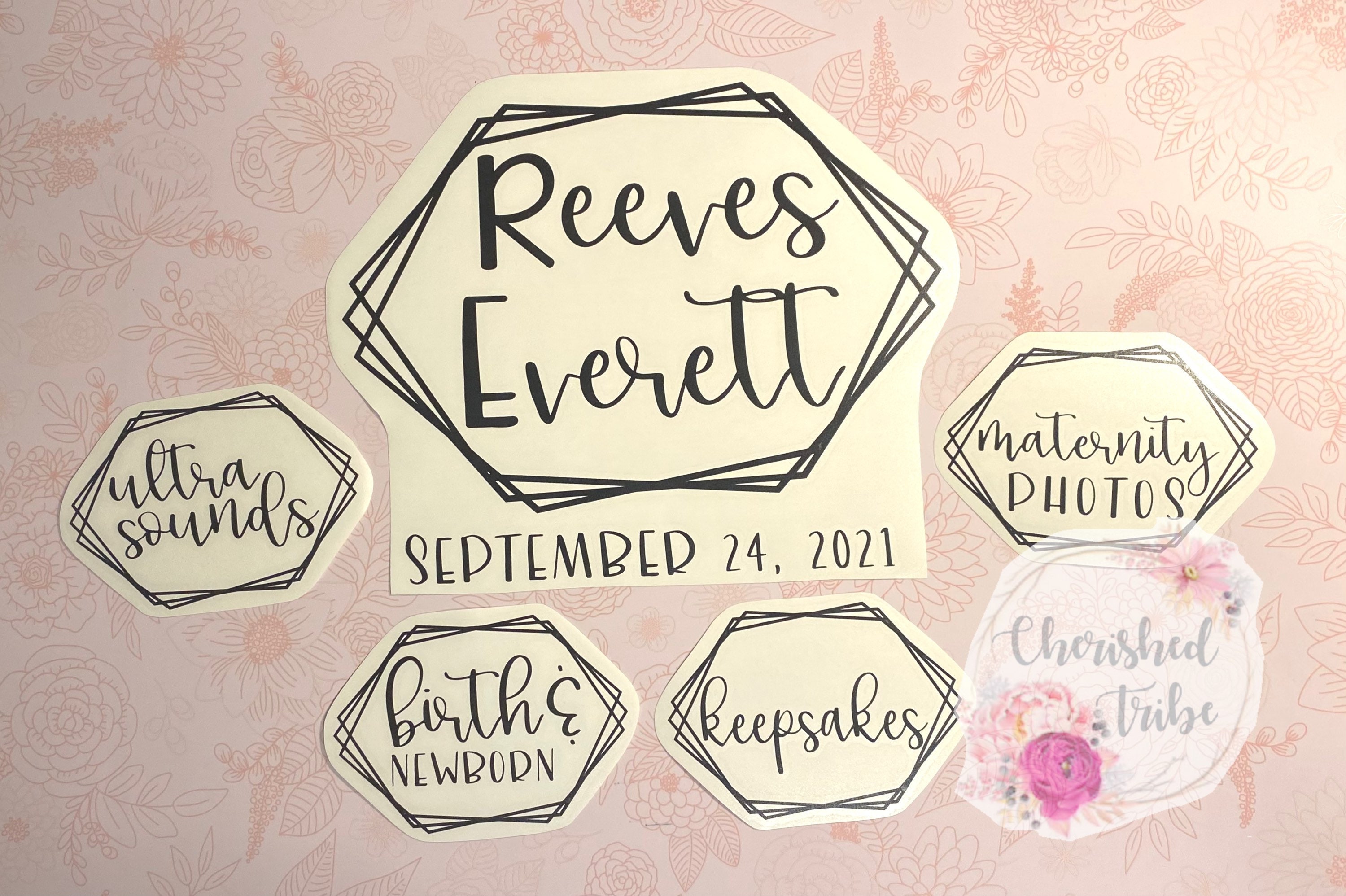 Hexagon - First Year Photo Box | Baby Memory Box | Photo Album | Baby ...