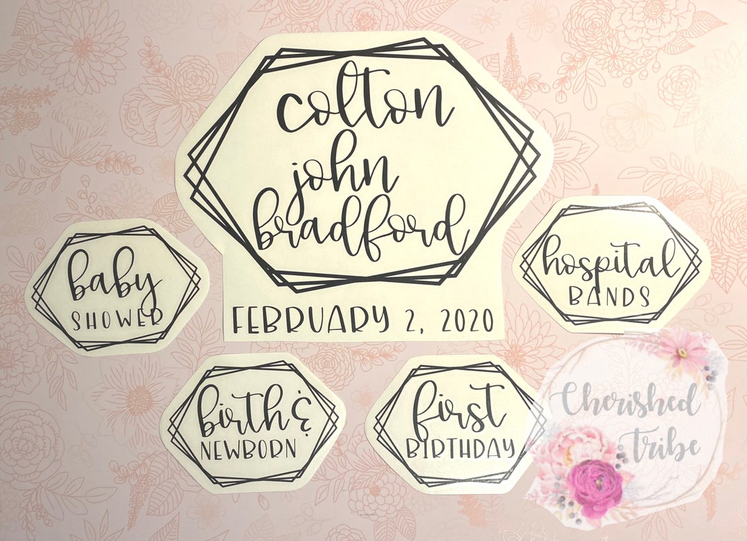 Add Ons + Additional Stickers - First Year Photo Box | Baby Memory Box ...