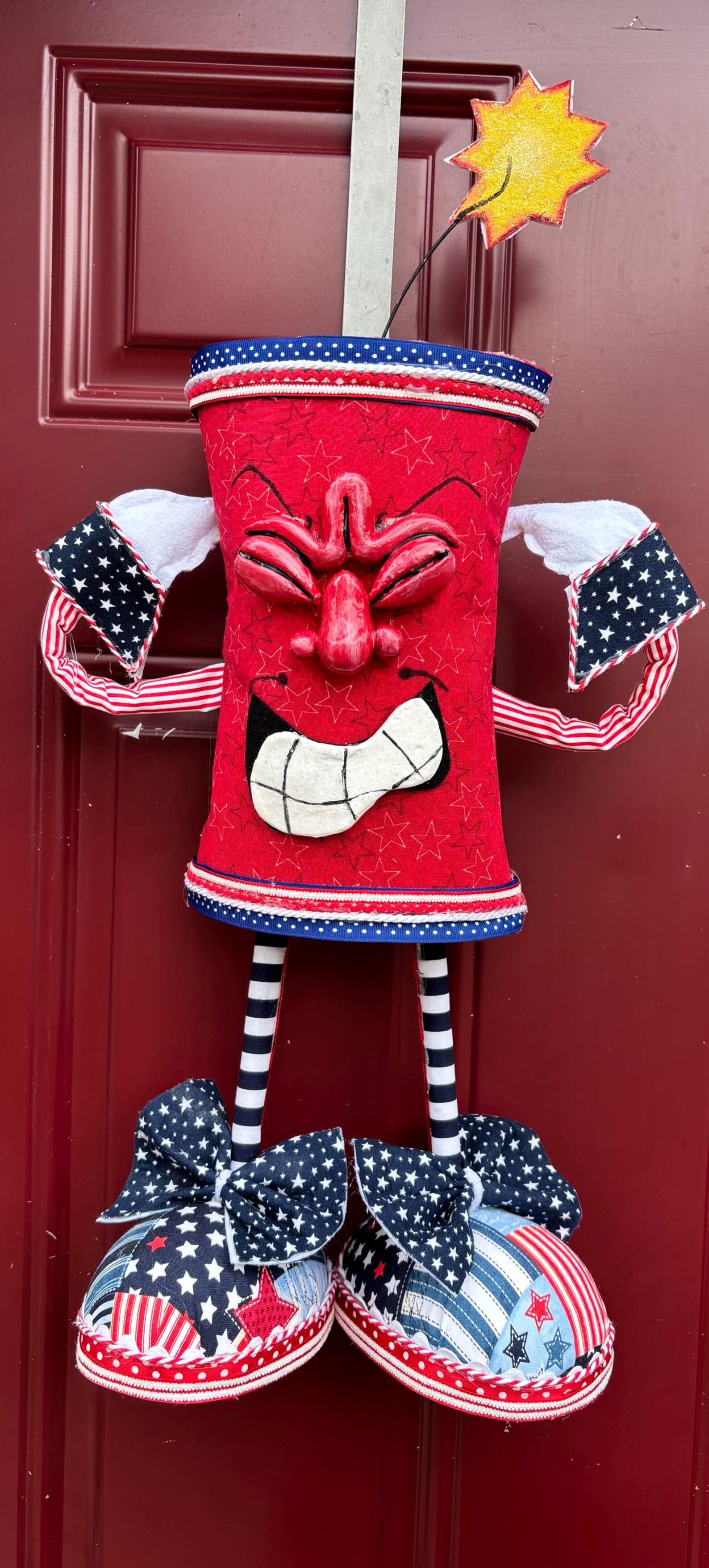 Bomb Squad, Fireworks, 4th of July, Large Wreath Attachment, Summer ...