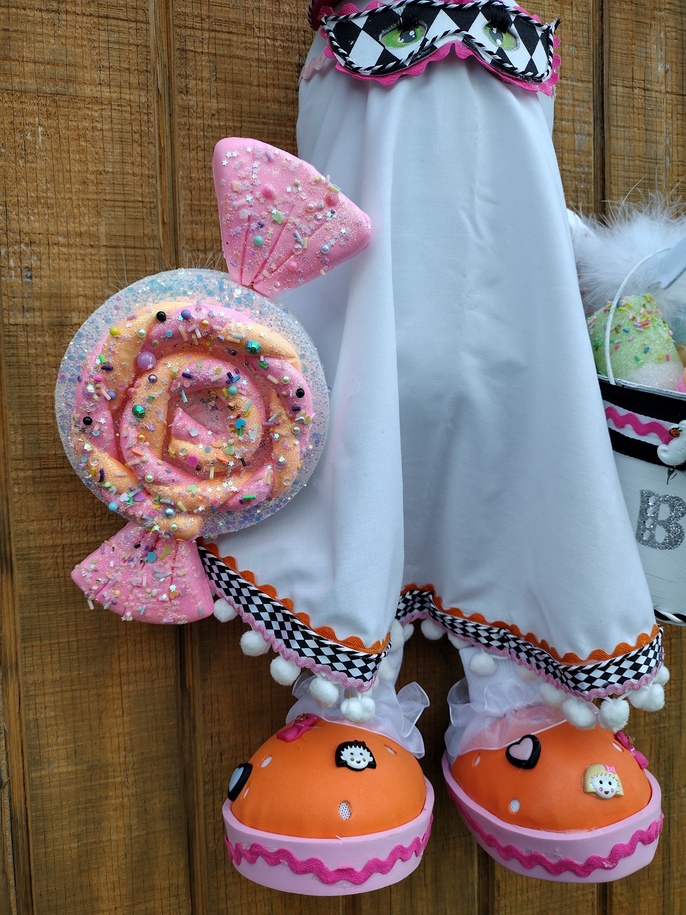 A Little Boogie, Halloween, Wreath Attachment, Attachments, Fall Decor ...