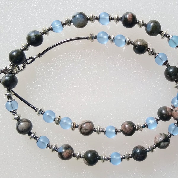 African Brown Opal Necklace - Etsy