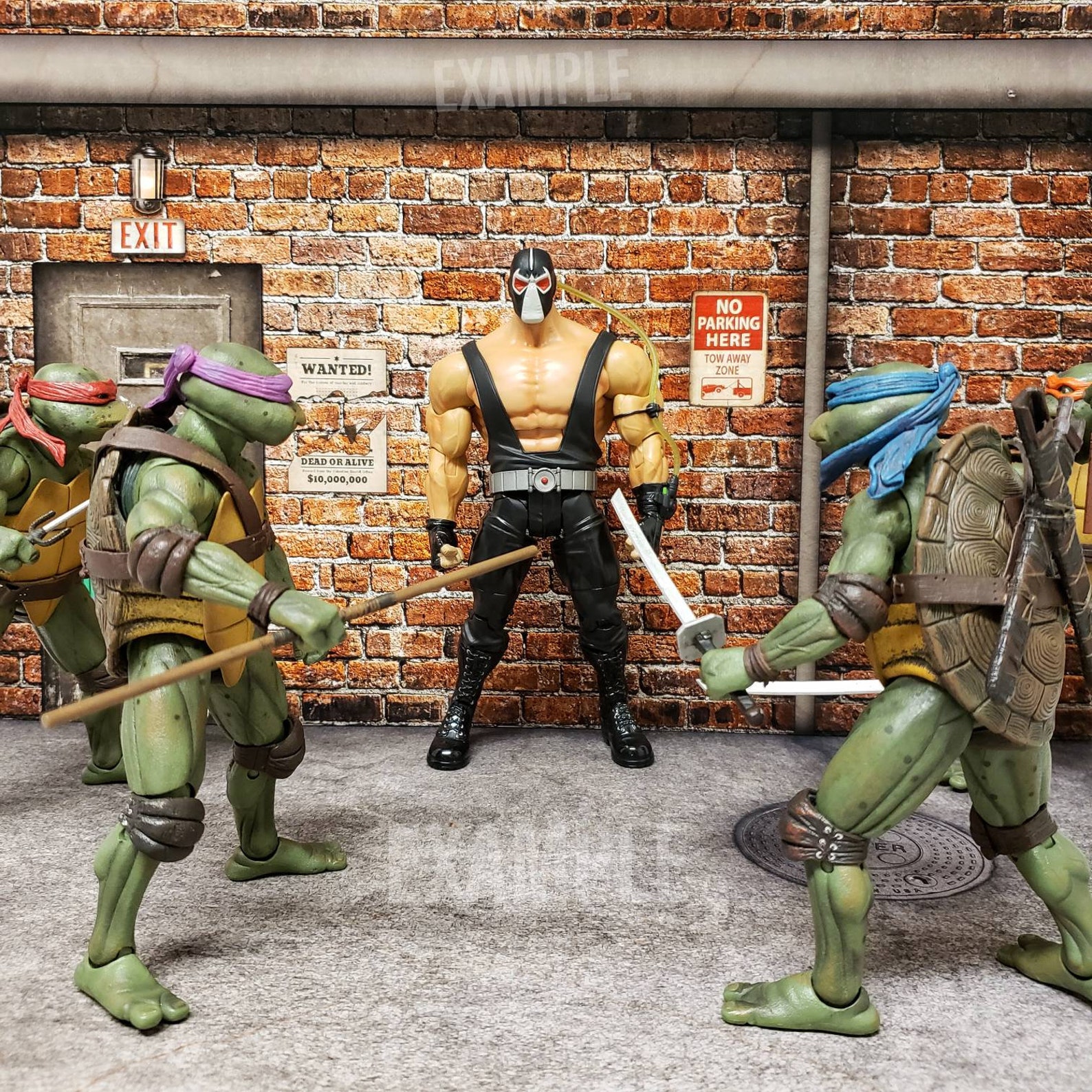 Backdrop Diorama For Action Figures 1 12 Scale 6 Etsy