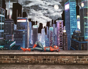 1:12 Scale Rooftop Detolf Diorama Action Figure Photography - Etsy