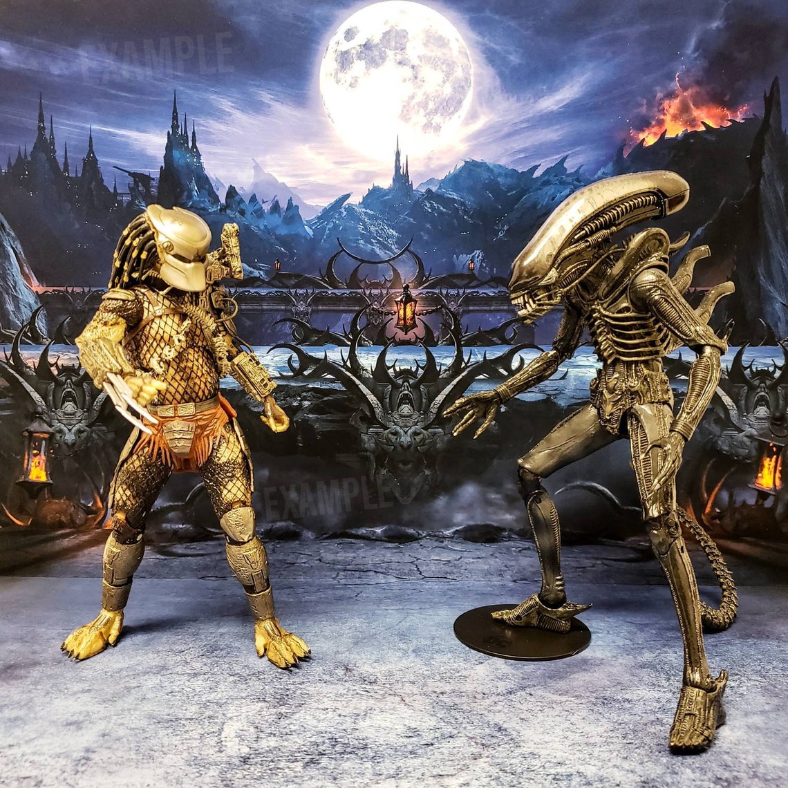 Backdrop Diorama For 1 12 Action Figures The Pit Etsy