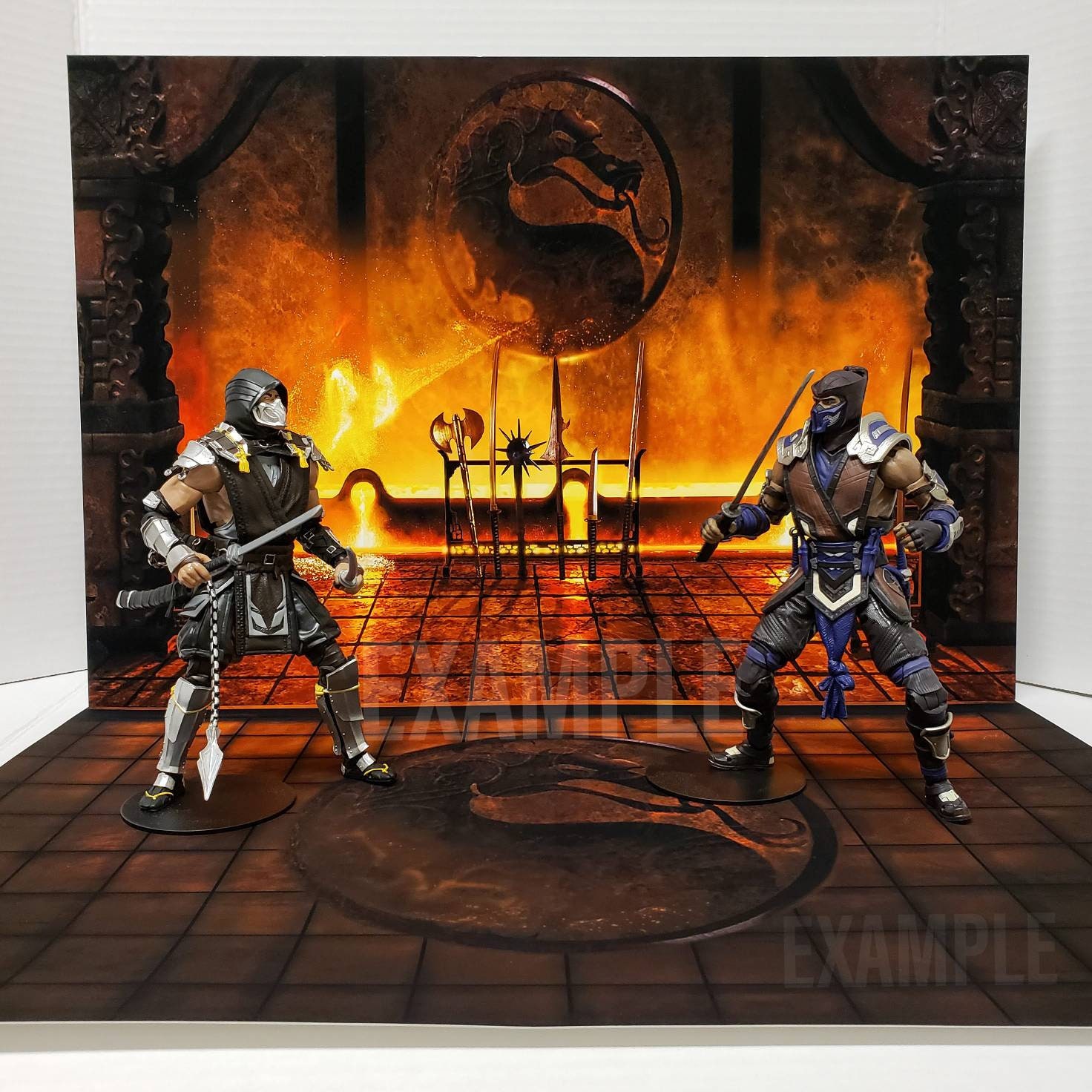 Backdrop Diorama for Action Figures | Etsy