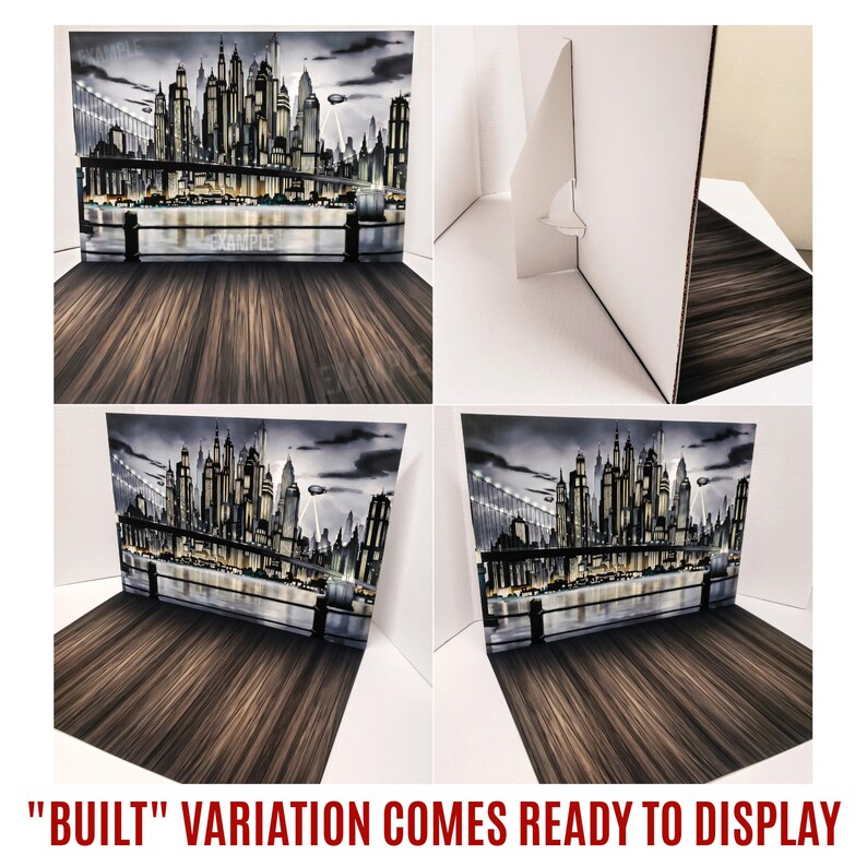 Action Figure Backdrop Diorama For 1 12 Scale 6 Inches Etsy