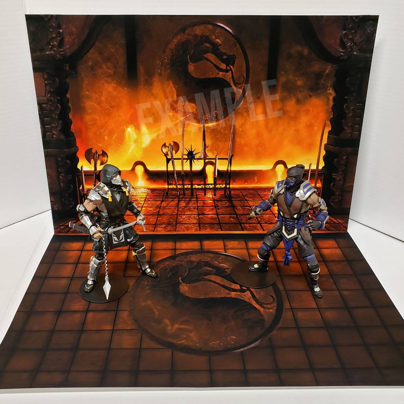 Backdrop Diorama for Action Figures | Etsy