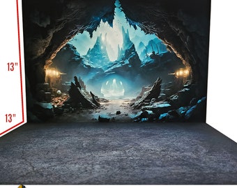 Garage Shop Backdrop / Foldable Diorama for Toy Photography ...