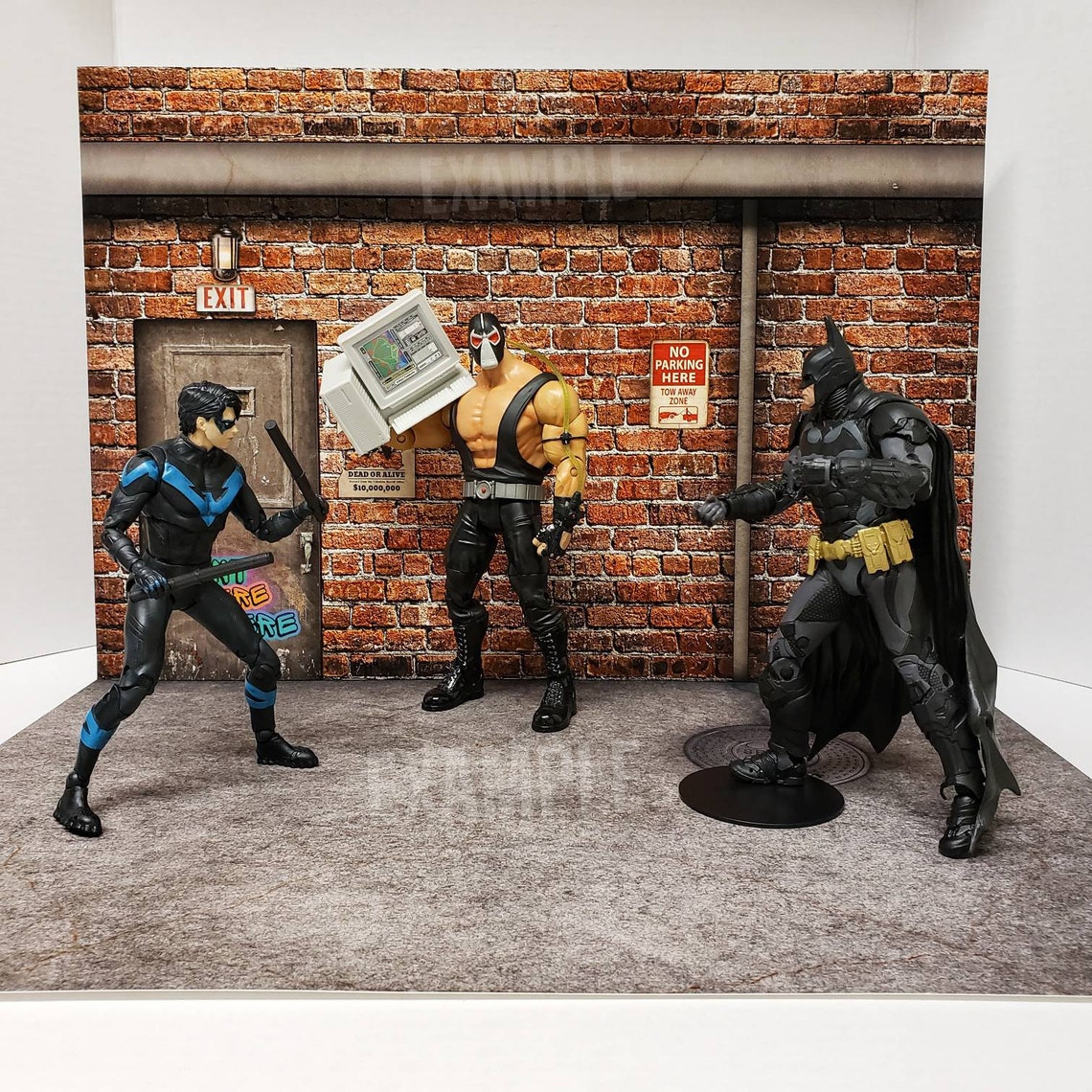Backdrop Diorama For Action Figures 1 12 Scale 6 Etsy