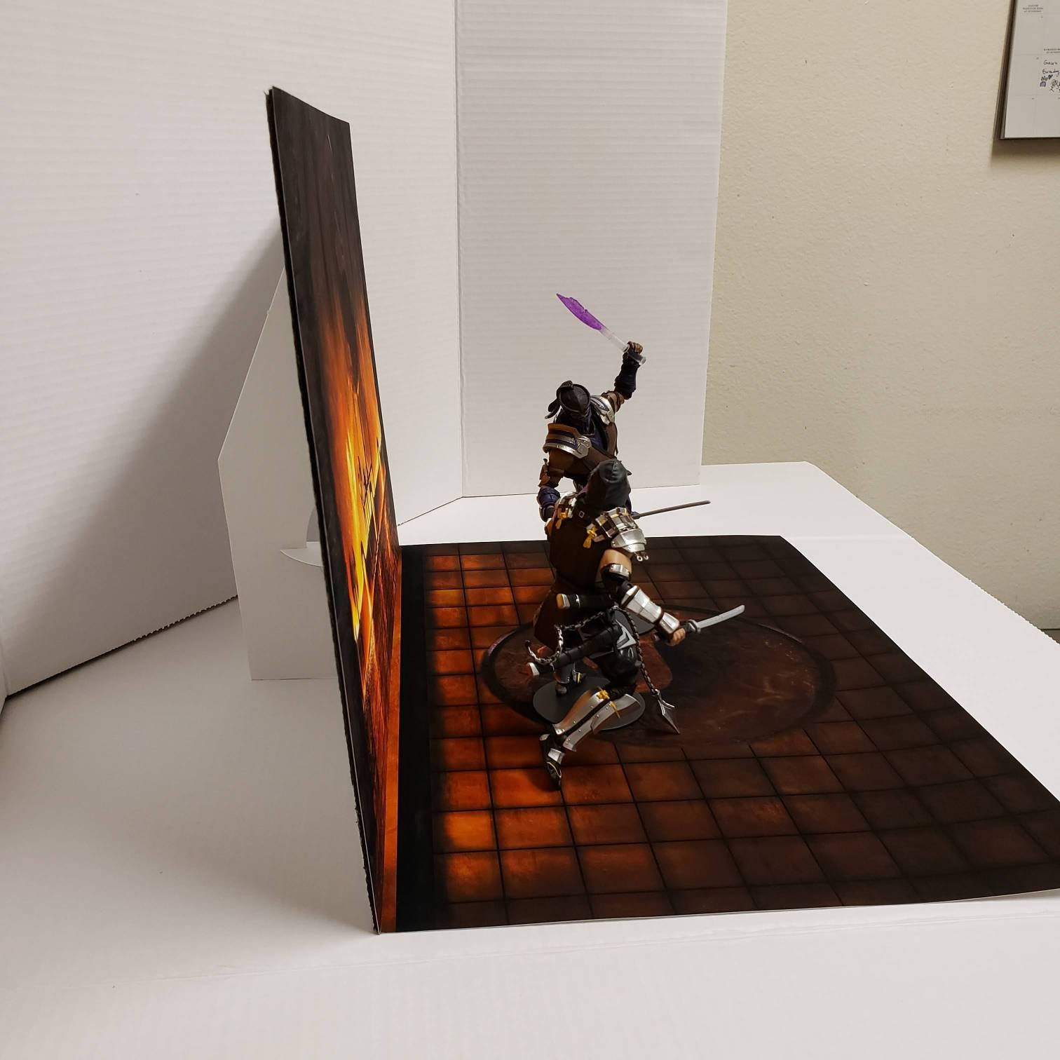 Backdrop Diorama for Action Figures Armory | Etsy