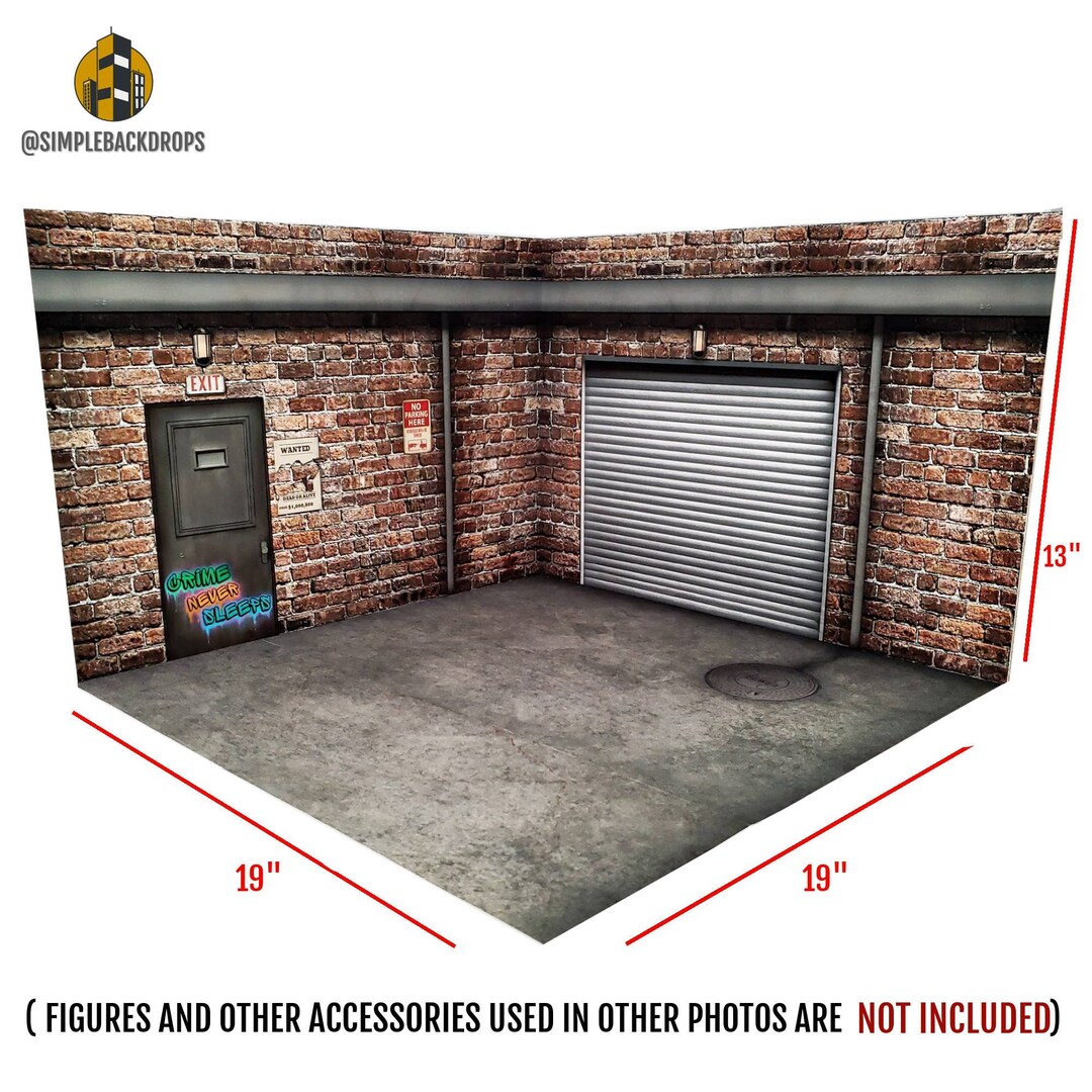 Toy Photography Backdrops Foldable Diorama For Toy Photography