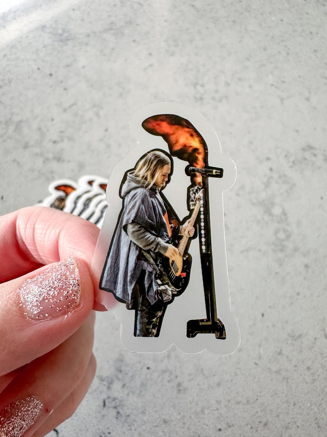 Pete Wentz Started the Fire Flamethrower Bass Clear Vinyl Sticker - Etsy UK