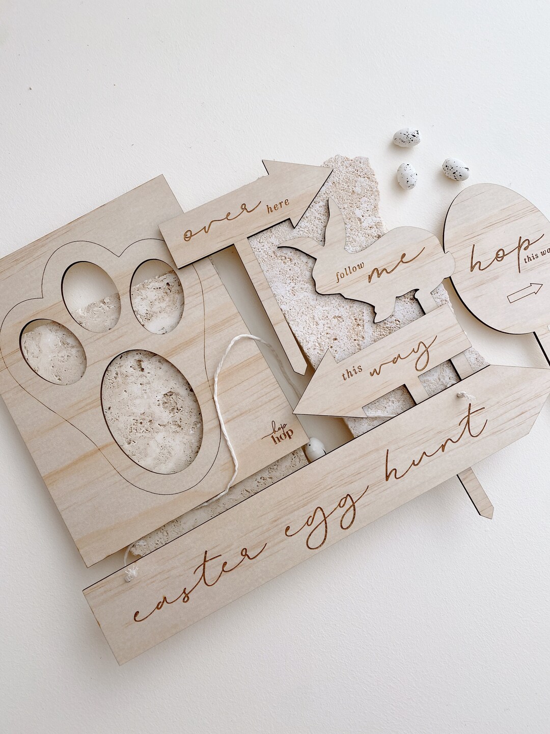 Timber Egg Hunt Kit Easter Egg Hunt Easter Egg Search Kit - Etsy