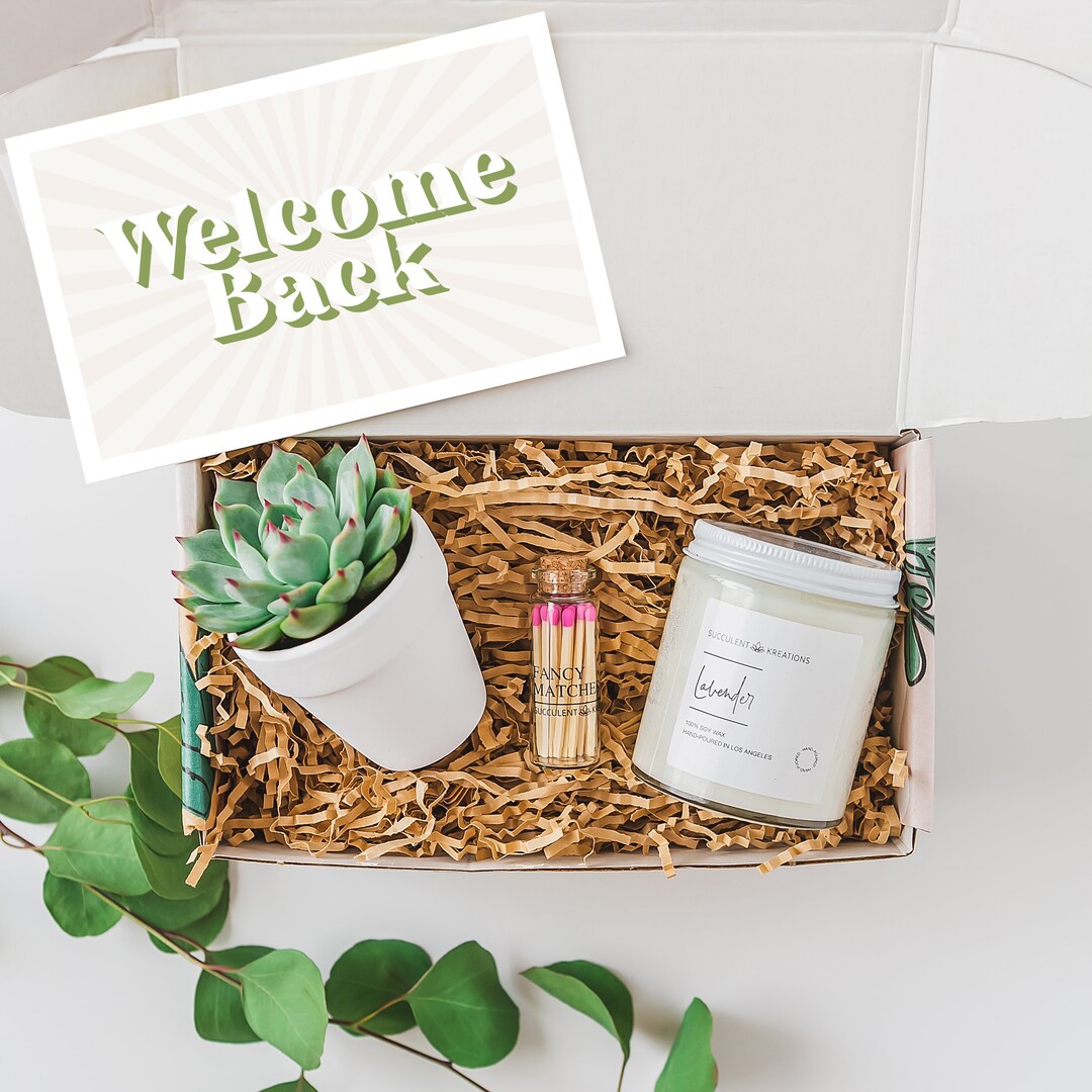 Welcome Back Gift Box- Welcome Back to Work- Coworker Gift Idea- Back ...