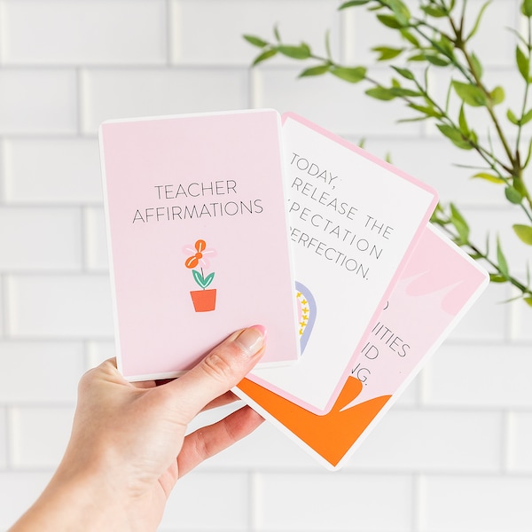 Teacher Affirmations - Etsy
