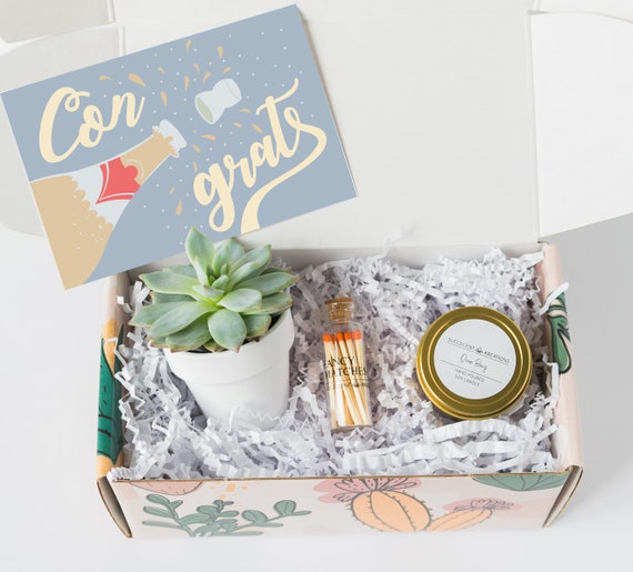 Congrats Gift Congratulations Gift Box Personalized Gift - Etsy