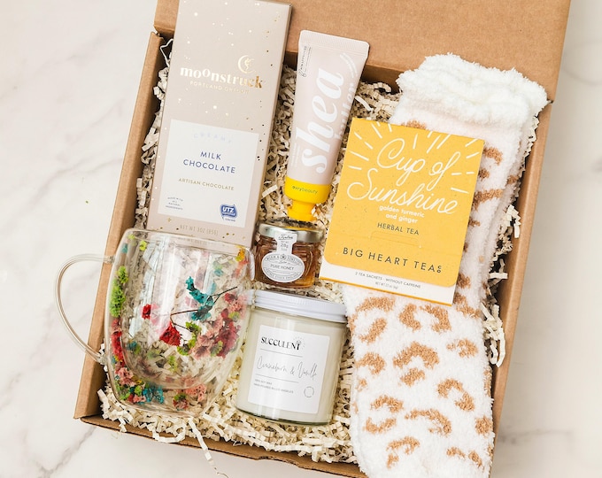 Get Well Soon Care Package for Women, Tea Gift for Friend After Surgery ...