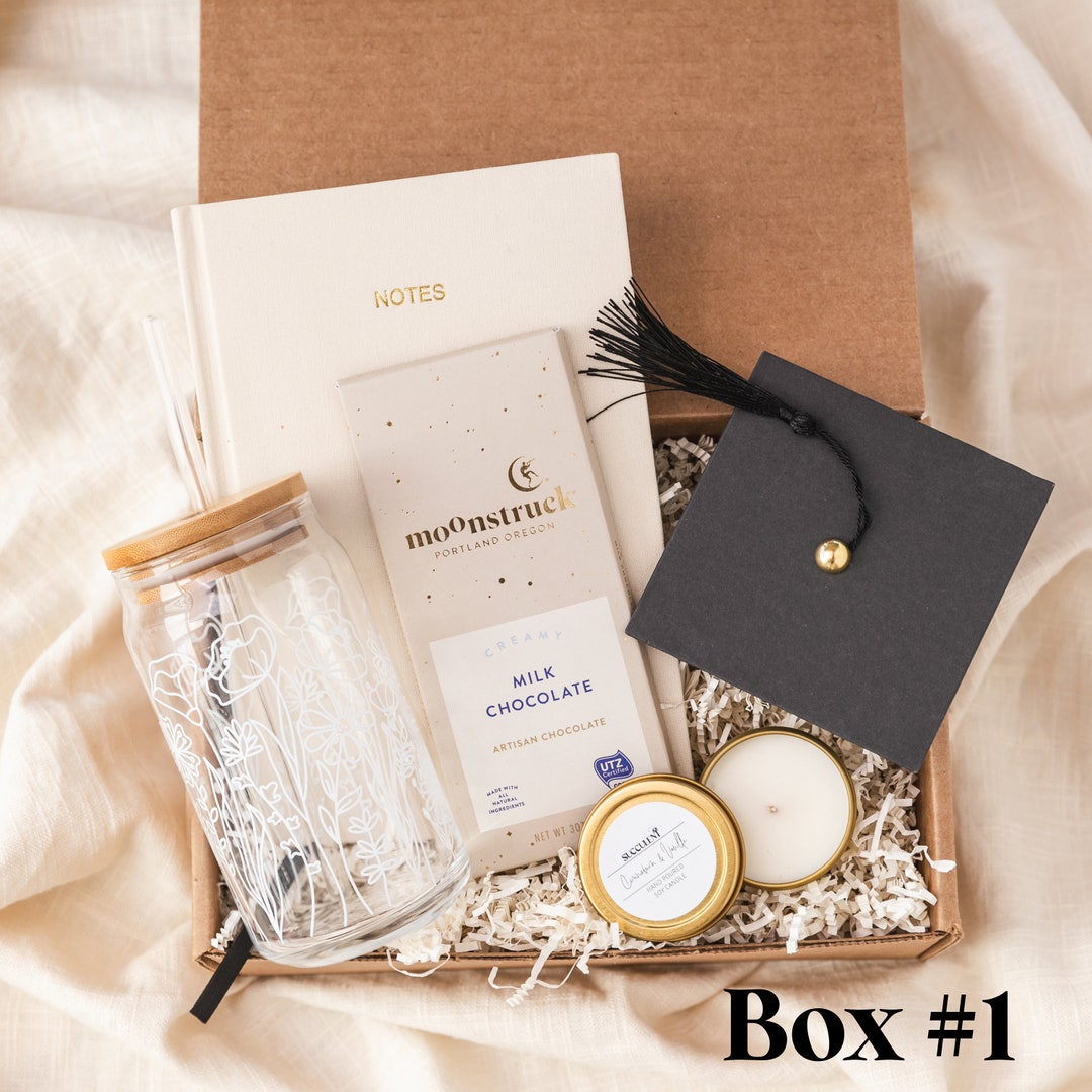 Graduation Card Gift Basket,keepsake Box,recent Grad Care Package ...