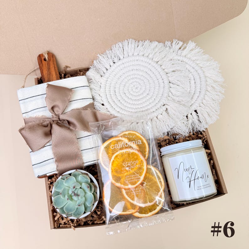 New Home Gift Box, First Home Gift Basket, New Homeowner Gift, Realtor ...