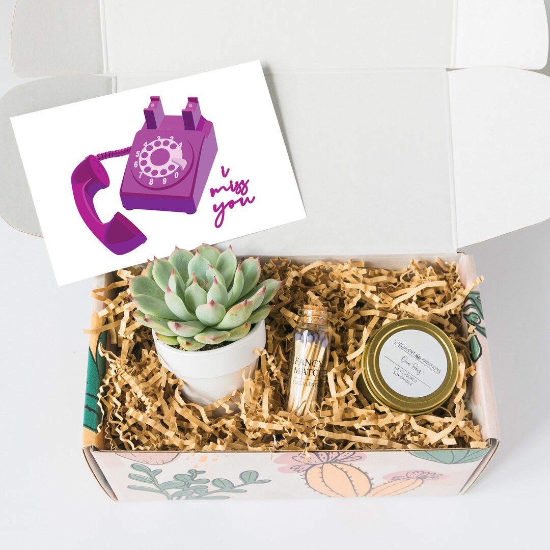 I MISS YOU Gift Friendship Gift Box Best Friend Gift - Etsy