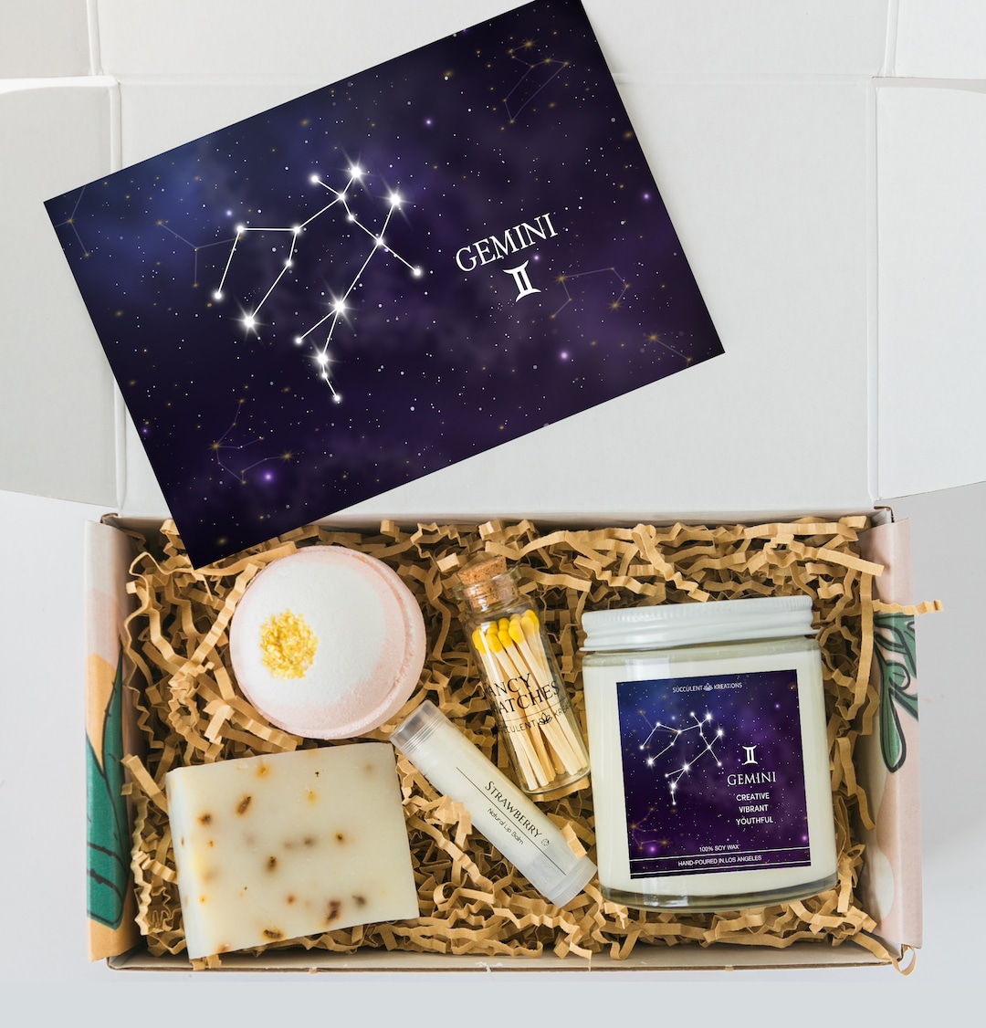 GEMINI Self Care Box Gemini Gift Zodiac Gift Astrology Gift Box Gemini ...