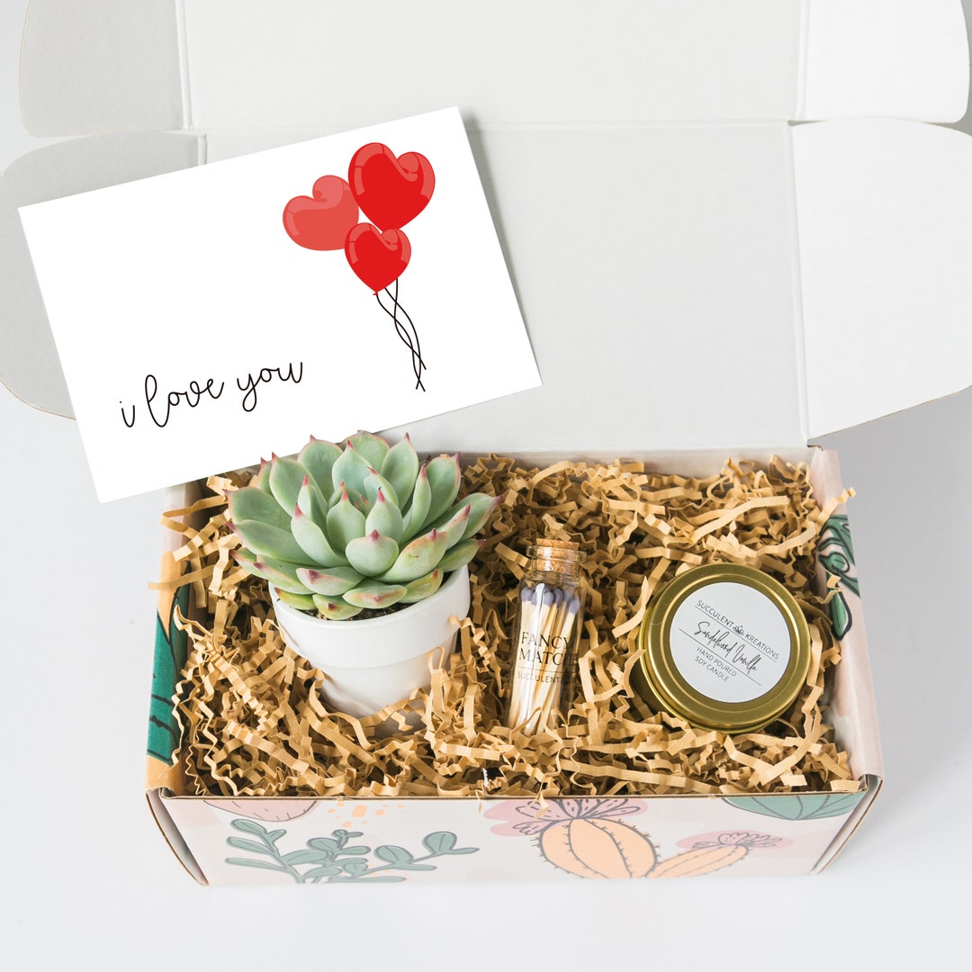 I Love You Gift Box Just Because Gift Ideas Anniversary Gift Curated ...