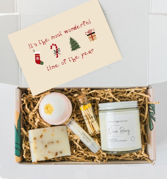 Happy Holidays Gifts Holiday Present Christmas Gift Set | Etsy