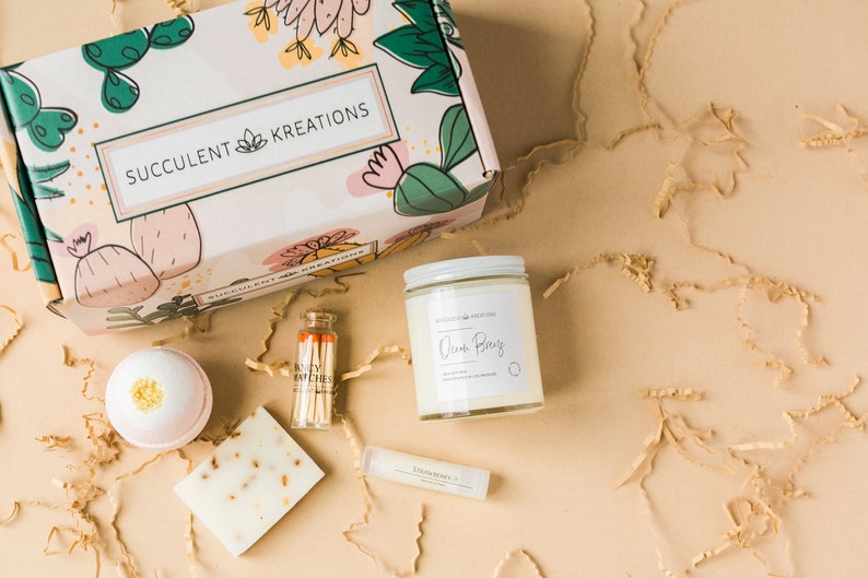 Mental Health Self Care Package for Her Stress Relief Gift - Etsy