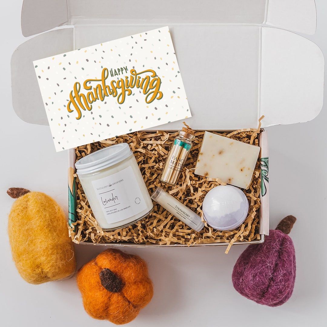 Thanksgiving Gift Box Thanksgiving Gift Basket, Autumn Curated Gift ...