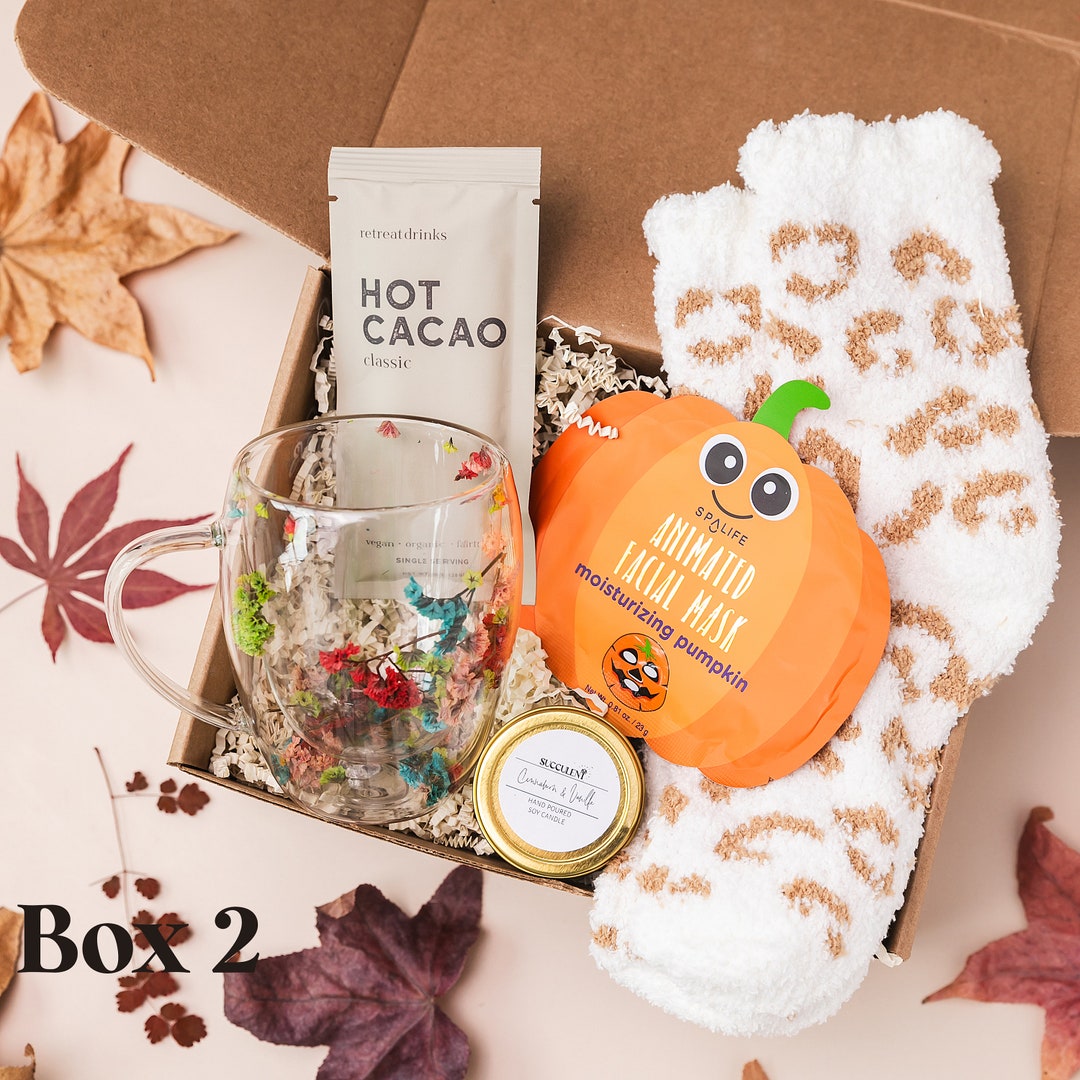 Pumpkin Fall Gift Box, Boo Basket, Spooky Season Gift, Cozy Fall Gift ...
