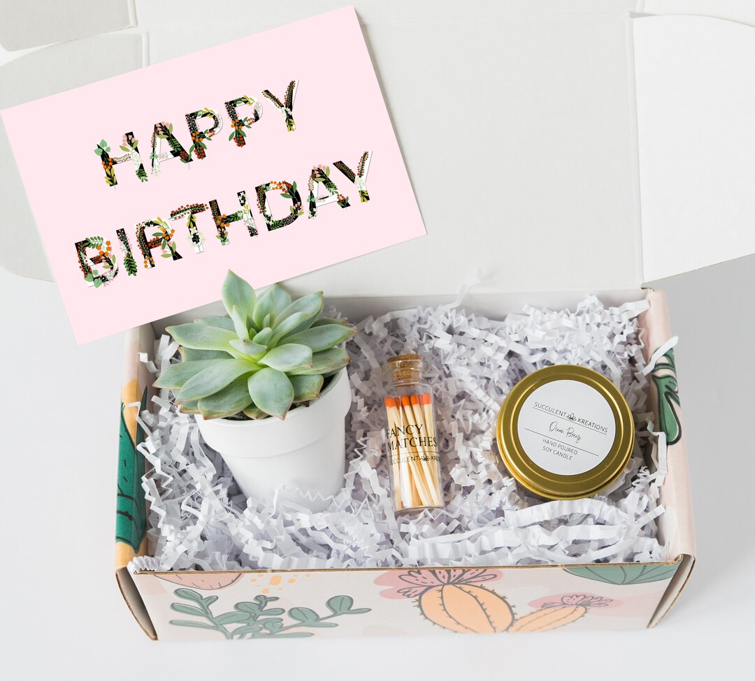 Happy Birthday Gift Box Handmade - Etsy