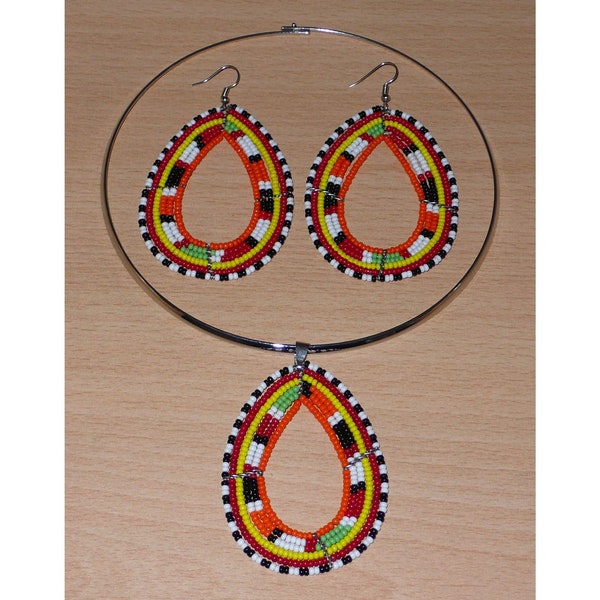 African Jewelry Set - Etsy