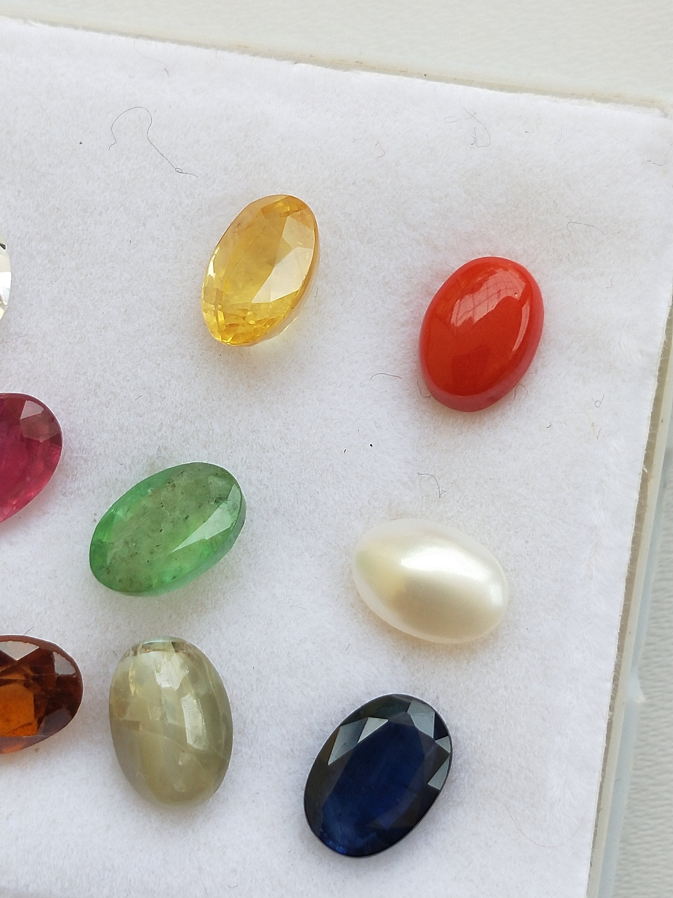 9 Precious Gemstone Set ~~ Precious and Natural 9 Ratna (gemstone) Set ...