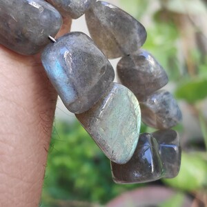 Labradorite -- Natural Labradorite Tumbles -- 1 Strand -- 11 to 22 Mm ...
