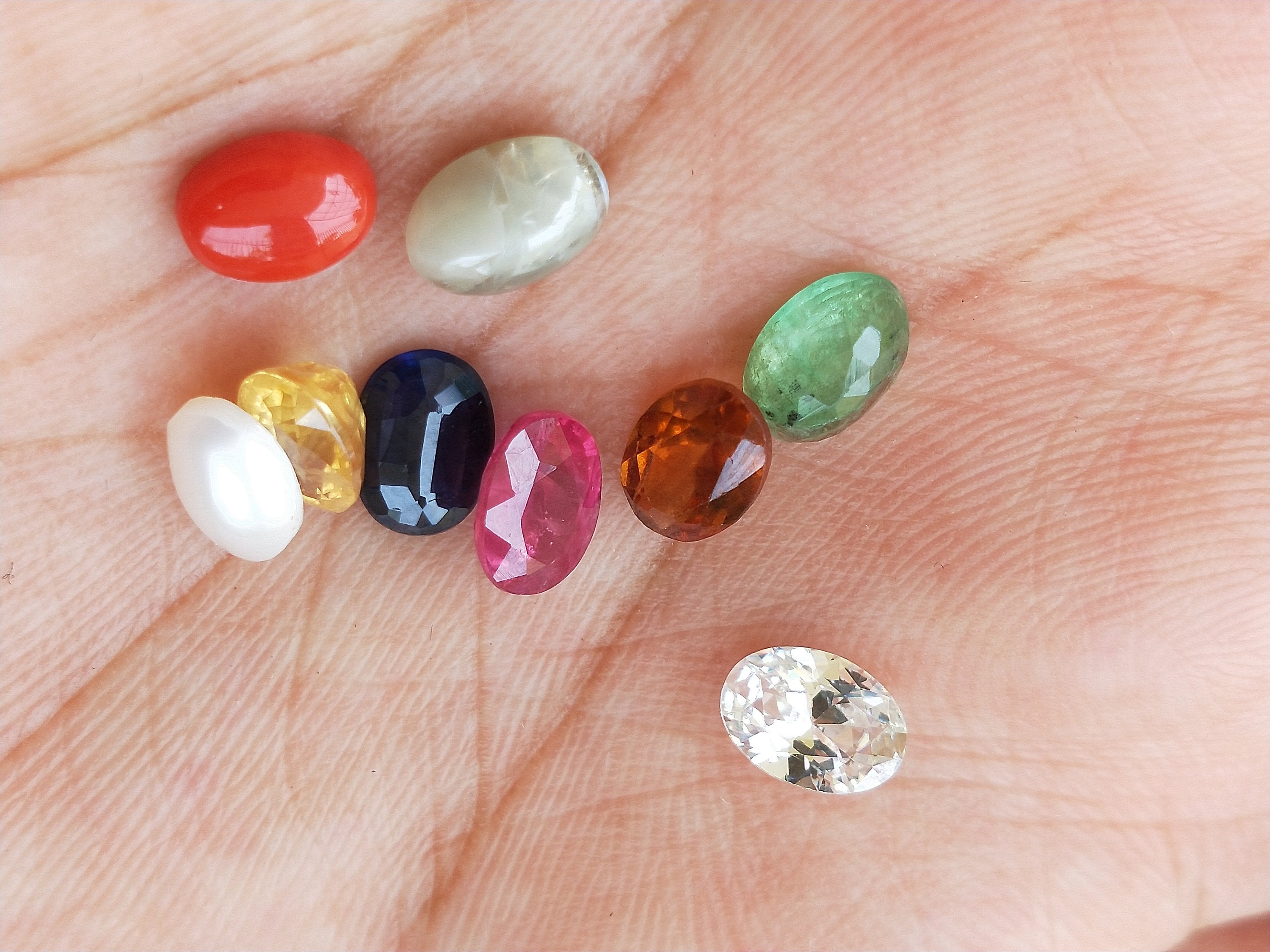 9 Precious Gemstone Set ~~ Precious and Natural 9 Ratna (gemstone) Set ...