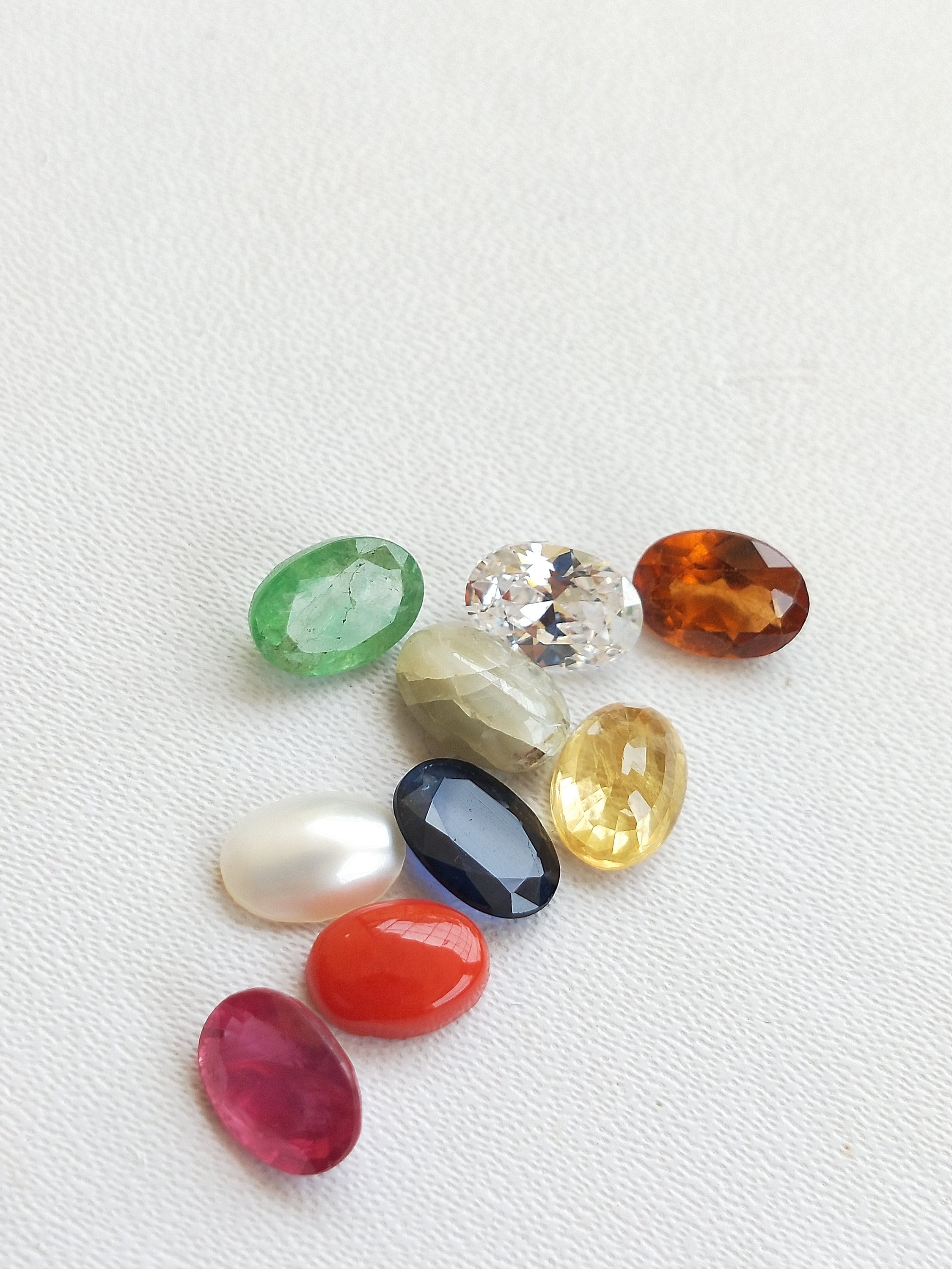 9 Precious Gemstone Set ~~ Precious and Natural 9 Ratna (gemstone) Set ...