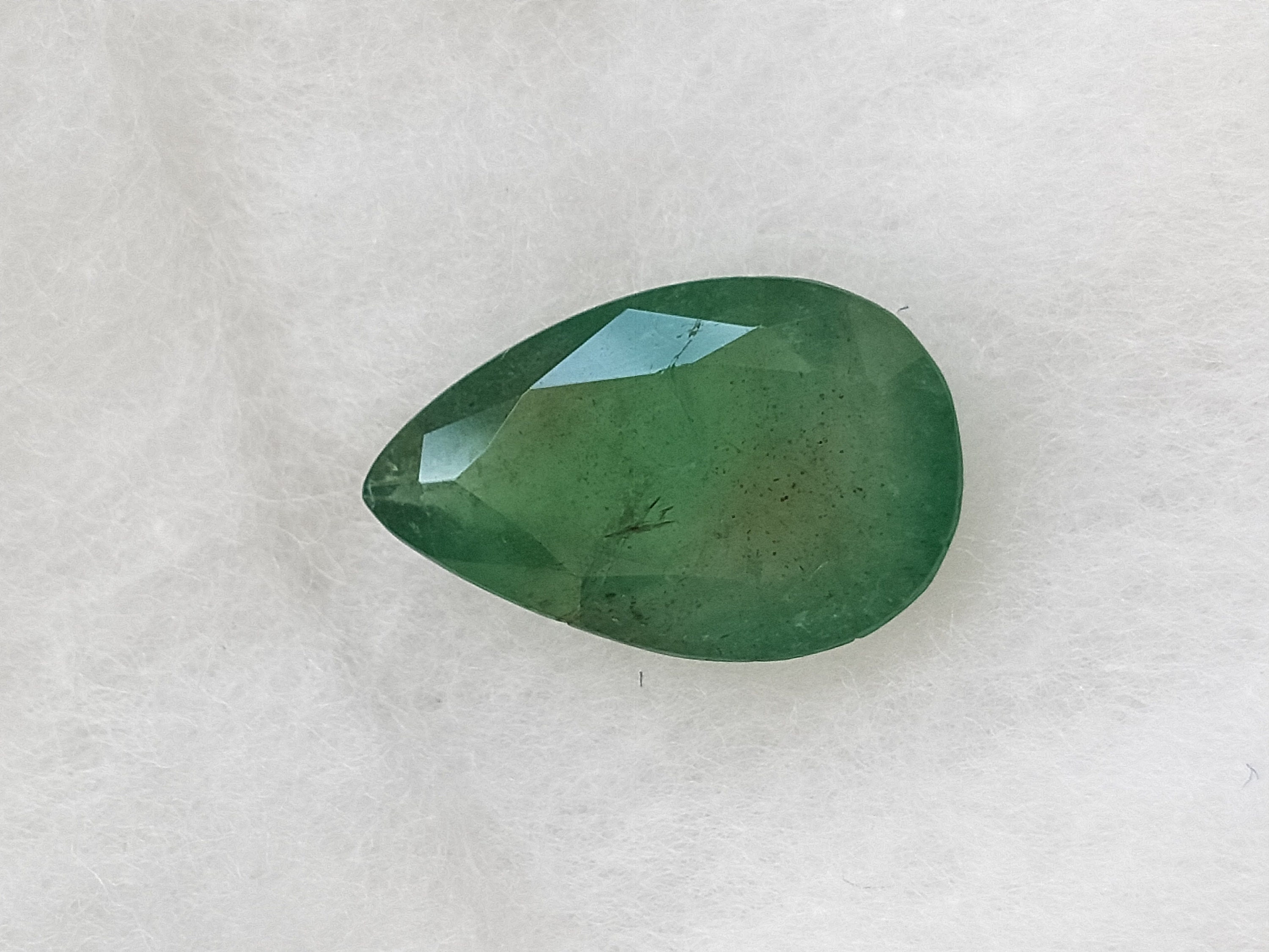 2.5 Cts Precious Emerald Pear Cut Faceted Stones Natural | Etsy