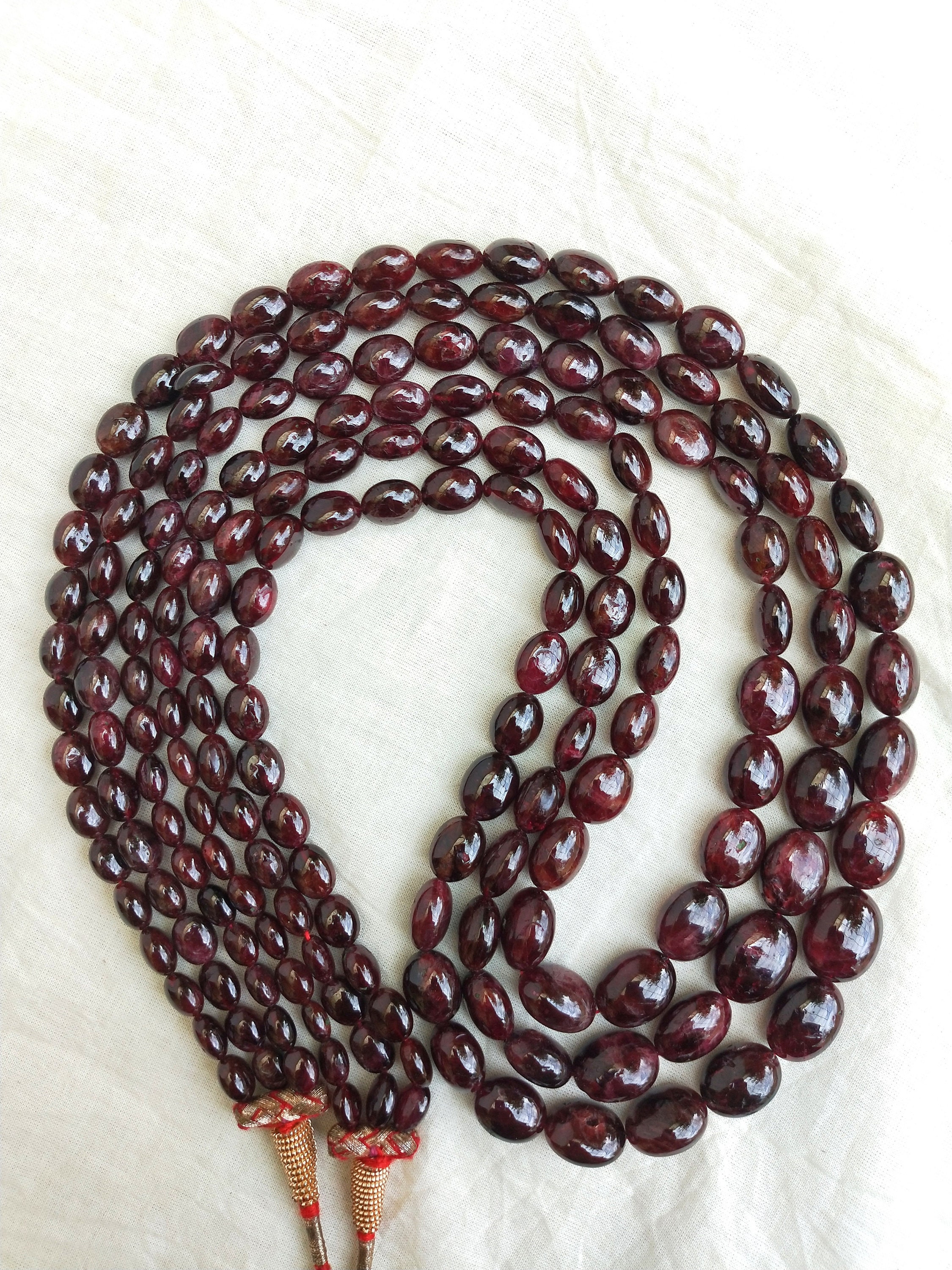 Rare & Precious Ruby Beads ___ Vintage Burma Spinel Ruby Oval - Etsy UK
