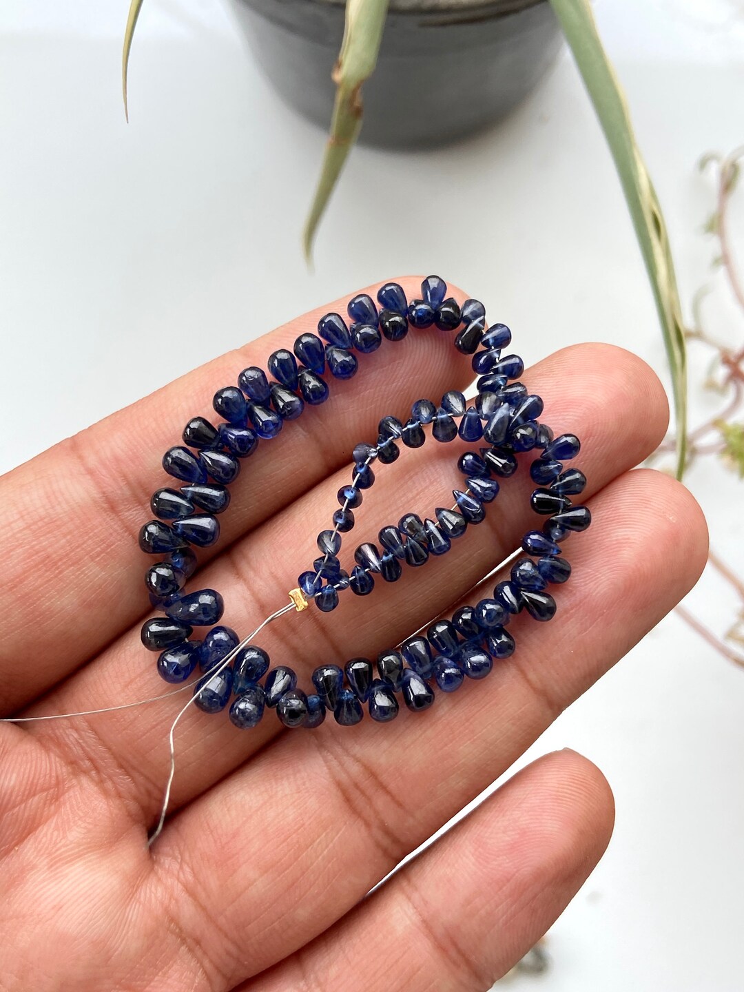 45 Cts Rare Burmese Myanmar Blue Sapphire Smooth Polished Teardrops for ...