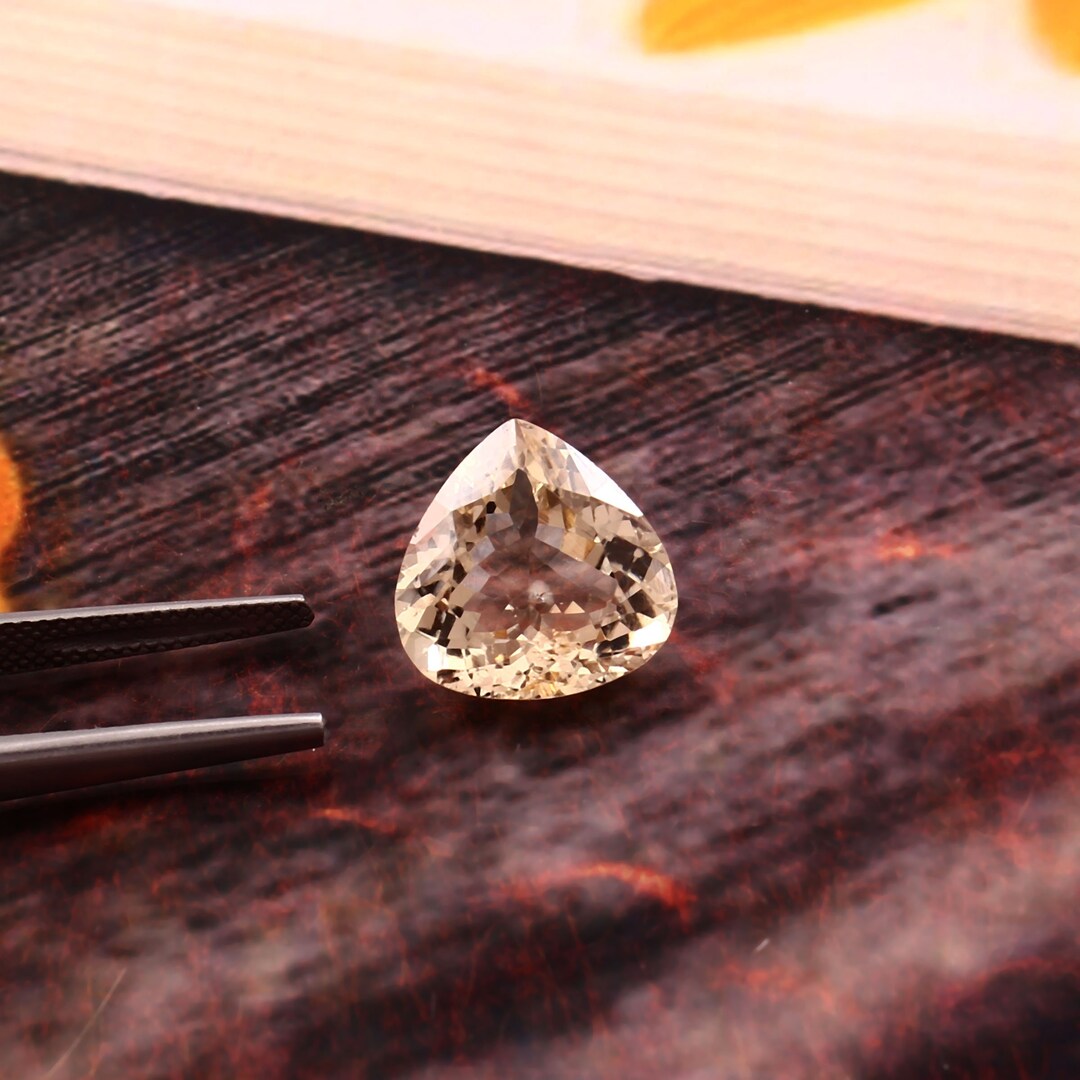 6.20 CRT Antique Untreated Peach Golden Morganite Eye Clean - Etsy