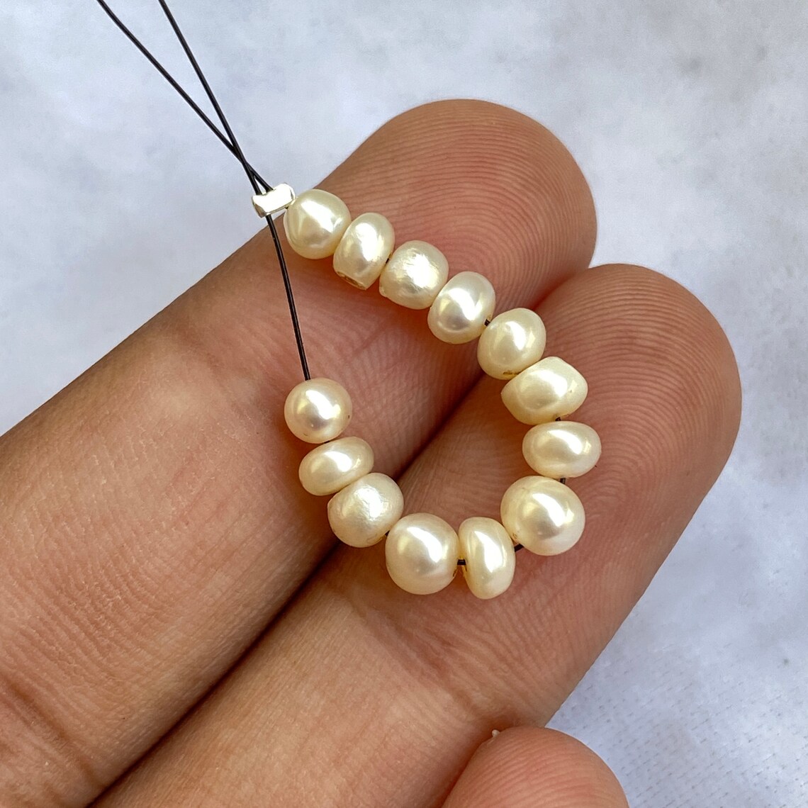 13 Beads Extremely Rare Natural Basra Pearls Natural Real - Etsy