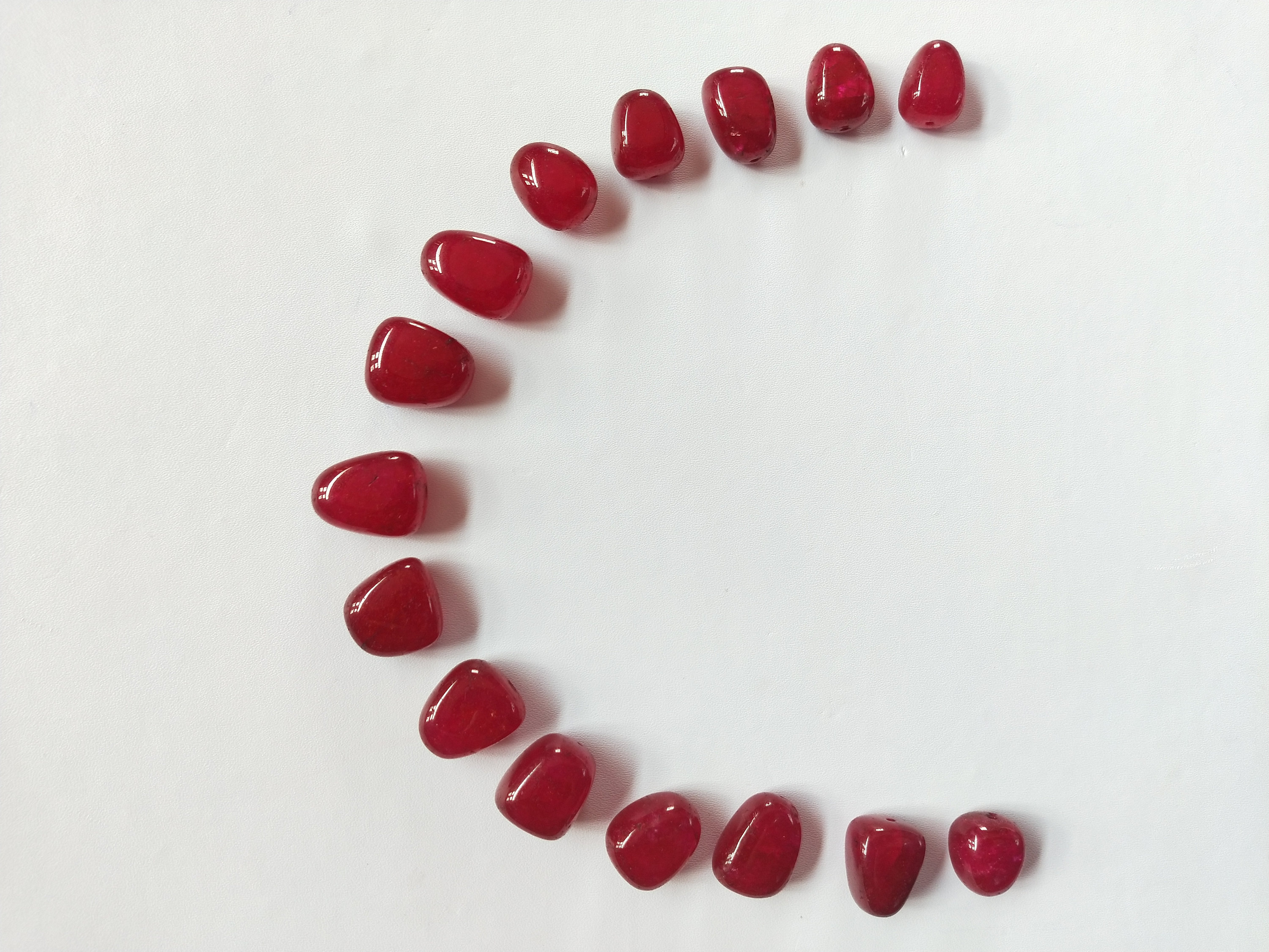 Red Onyx Stone Onyx Pota 7 Pcs 15x13 Mm to 18x15 | Etsy