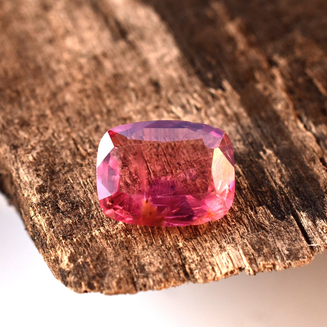 4.75 CT. Fine Rare Burmese Red Pink Spinel Cut Stone, Old Vintage Loose ...
